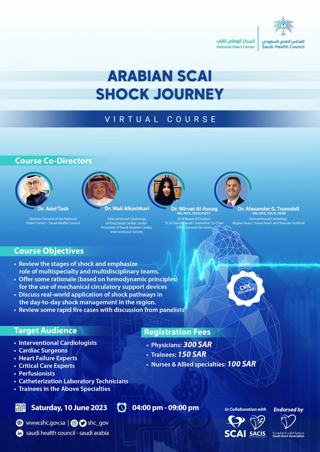 Arabian SCAI Shock | Virtual - SAUDI ARABIAN CARDIAC INTERVENTIONAL ...